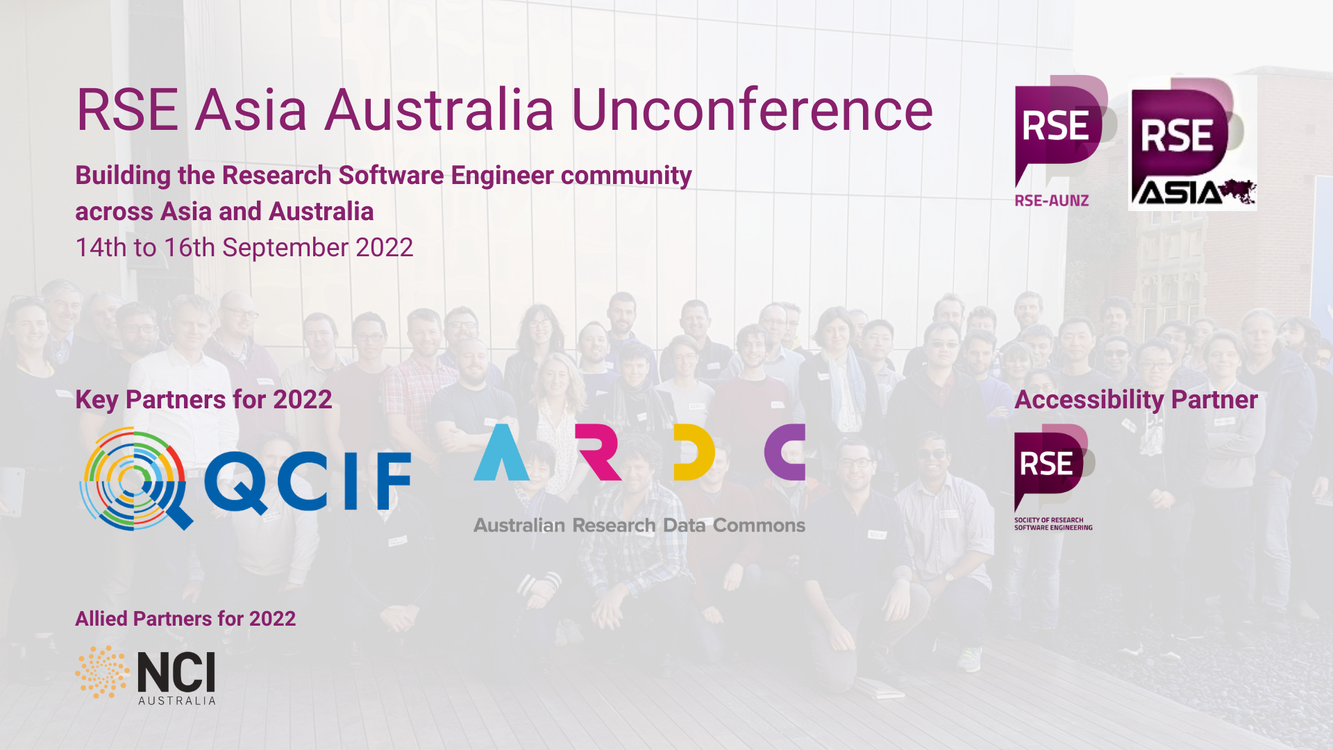 RSE Asia Australia Unconference 2022 | RSE Australia / New Zealand